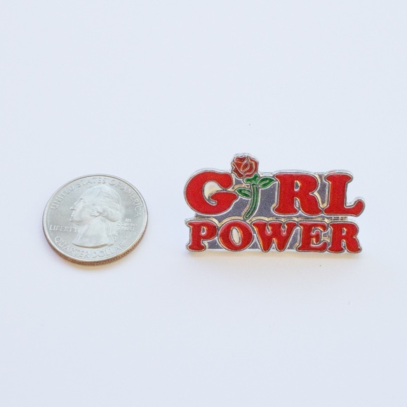 Accessories | Girl Power Enamel Pin | Poshmark